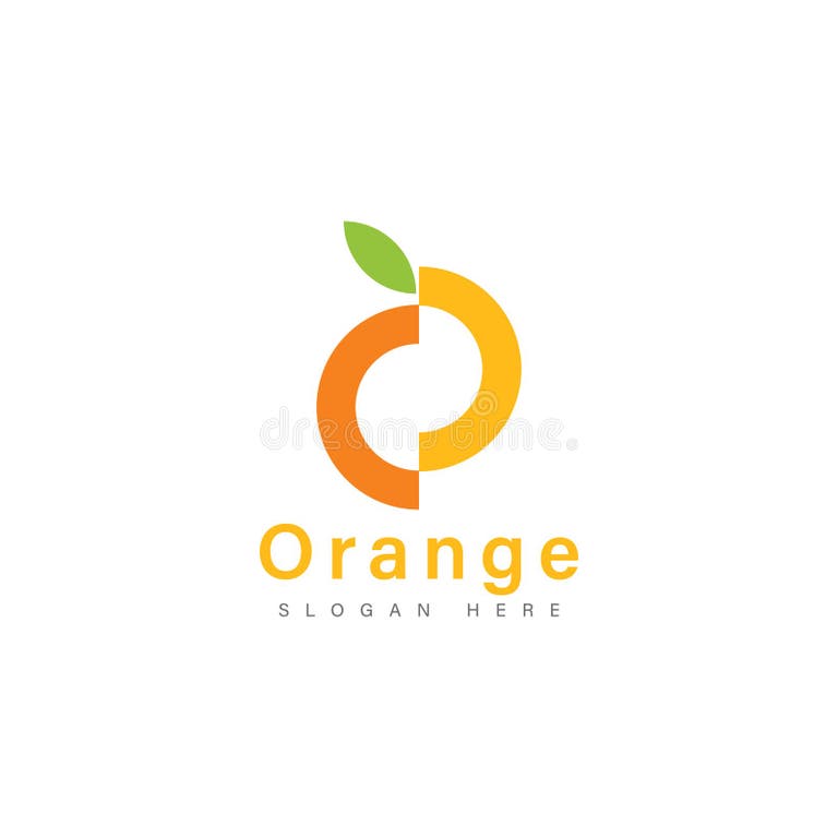 Orange Fruit Logo Design Vector Icon Illustration Design Stock Vector ...