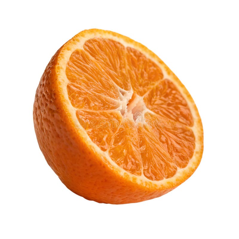Orange Fruit. Orang Slice Isolate on White Stock Image - Image of juice ...