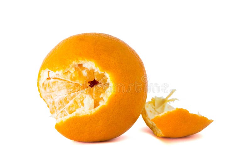 Orange Fruit peeled off stock photo. Image of orange - 68053354