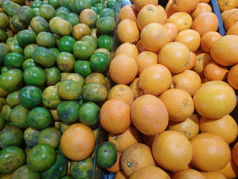 Orange on the Fruit Stall in the Mall Stock Image - Image of nature ...