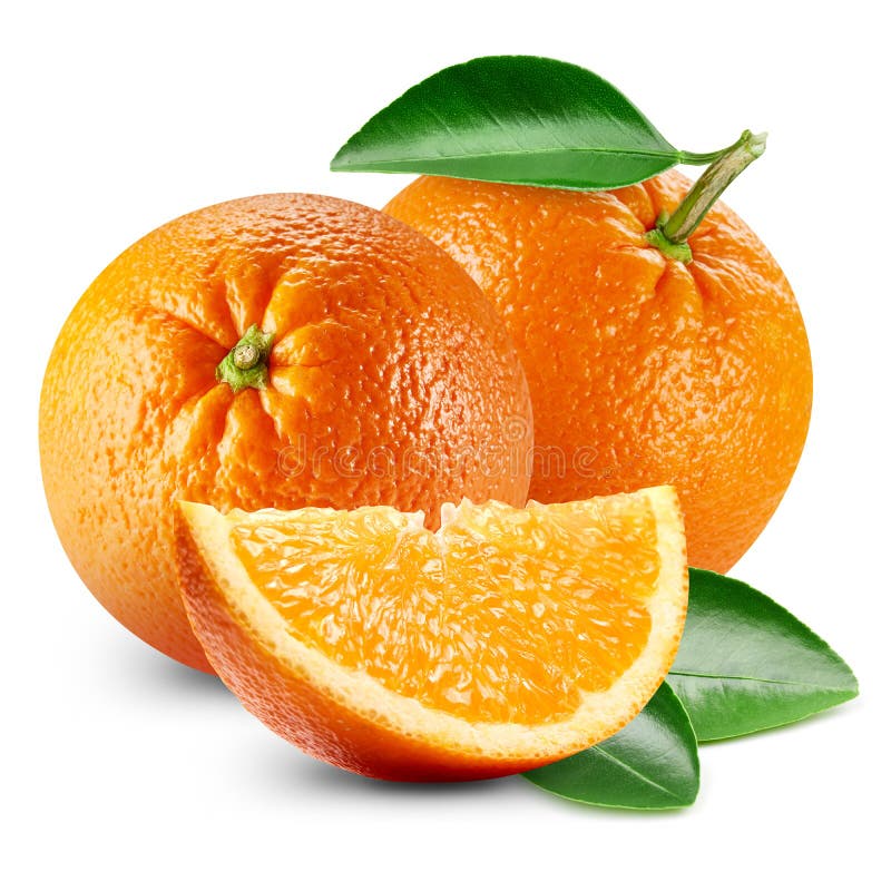Orange fruits with leaf stock image. Image of organic - 110413255