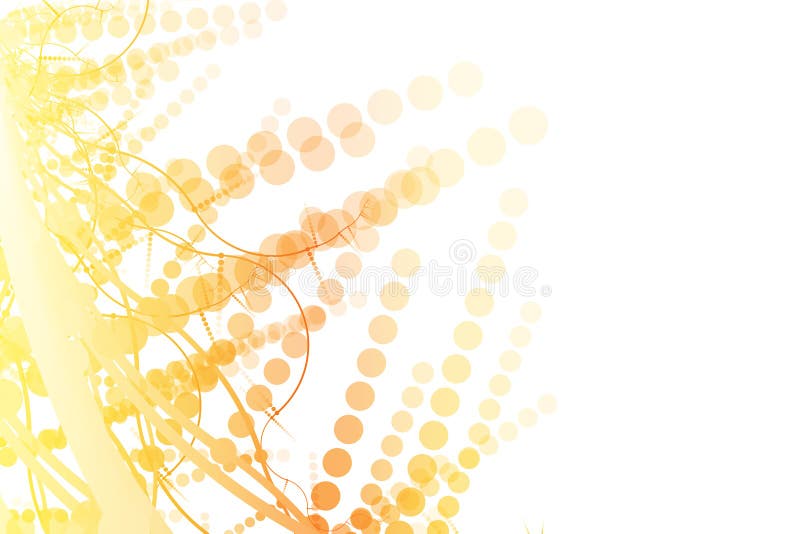 Orange Fun Template Abstract Billboard Background Stock Illustration ...