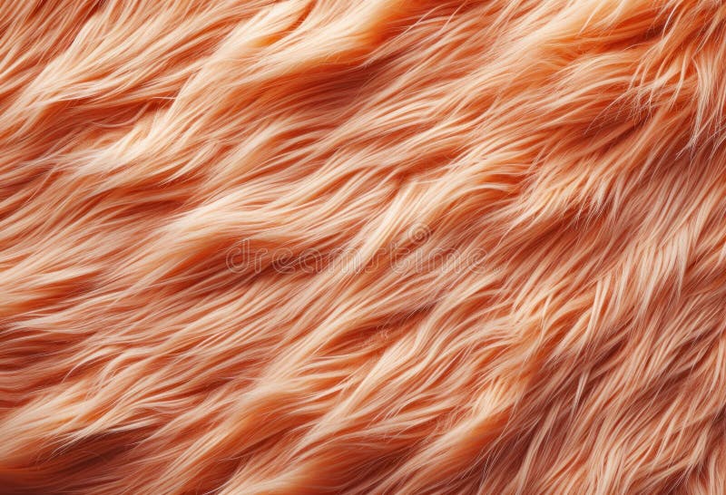 An Orange Fur Texture Close Up, Digital Manipulation Stock Photo ...