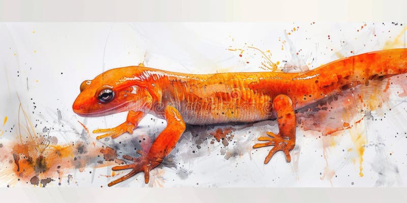 Orange gecko stock photo. Image of zoology, nature, home - 383309898
