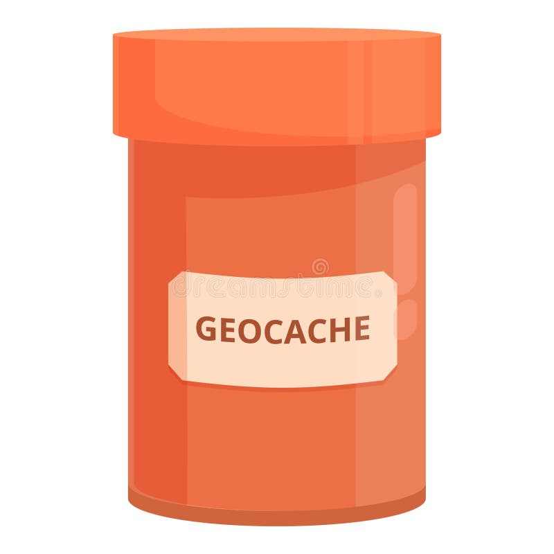 Orange Geocache Container Stock Illustrations – 1 Orange Geocache ...