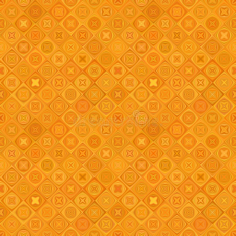 Orange Geometric Diagonal Curved Shape Mosaic Pattern Background Stock ...