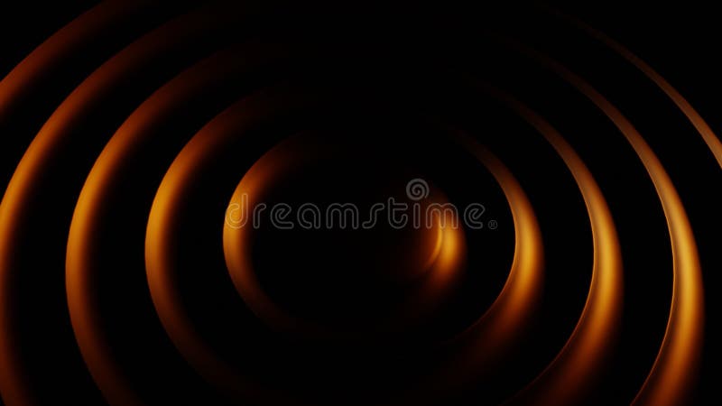 Orange Geometric Rings, Circles Illuminated by Subdued Light ...