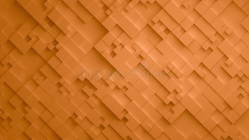 Orange Geometric Square Wall Waving Background. Seamless Loop 4K UHD ...
