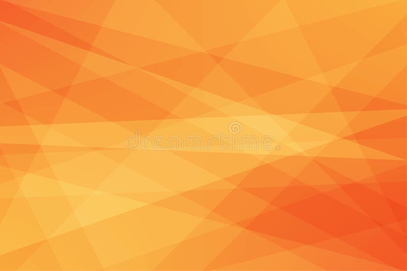 Orange Geometric Abstract Background Stock Vector - Illustration of ...
