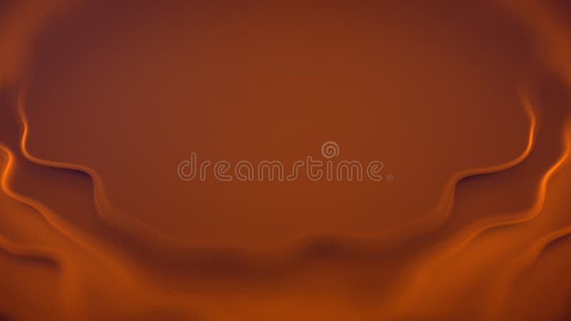 Orange Ghostly Misty Twinkling Volumetric Forms - Abstract 3D Rendering ...