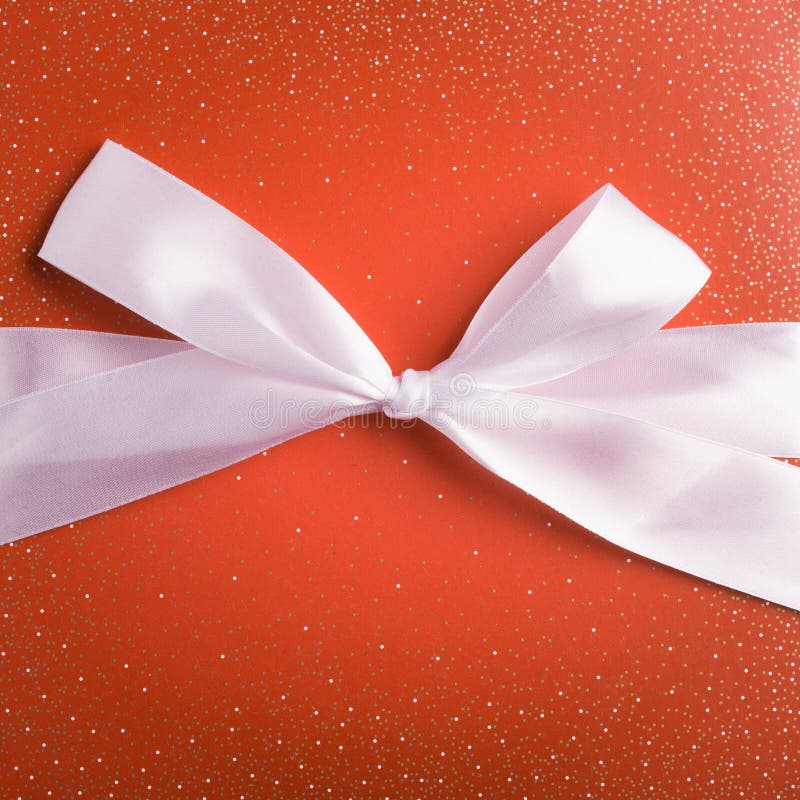 Orange Gift Box with Plain Card Stock Photo - Image of heart, shower ...