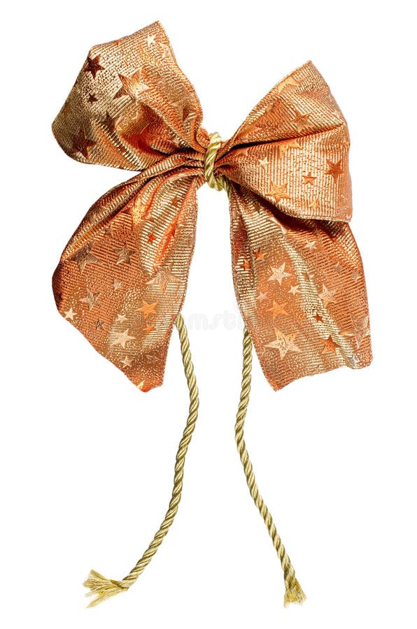 Orange gift ribbon bow stock photo. Image of future, packaging - 27040738