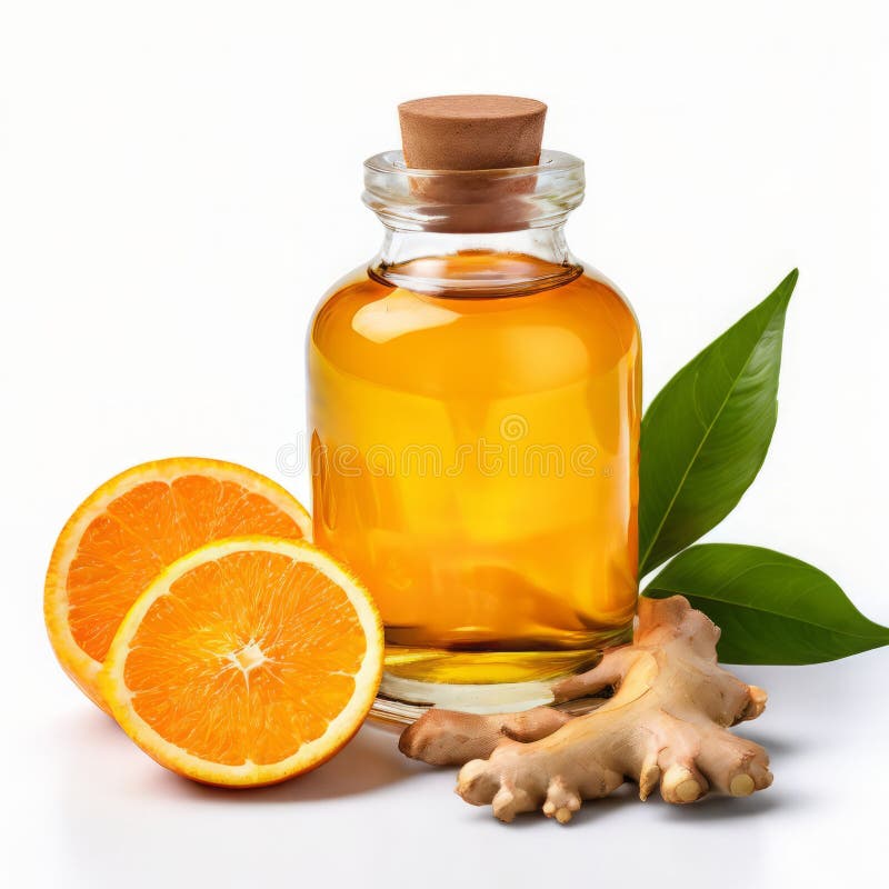 Orange Ginger Oil a Zesty Essential Oil Blend of Orang Stock Photo ...