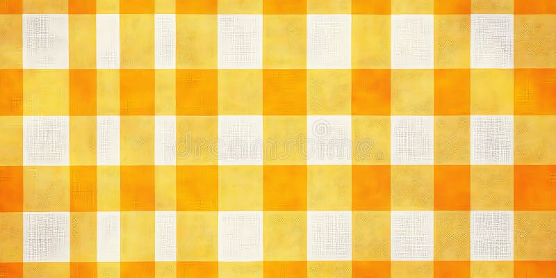 Orange Gingham Check Pattern Texture Background Stock Illustration - Illustration of paper ...