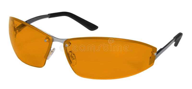 Orange goggles stock photo. Image of orange, industry - 29660462