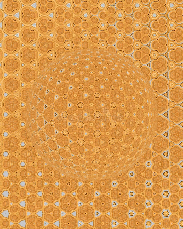 Orange Gold Abstract Background Blurs Stock Illustration - Illustration ...
