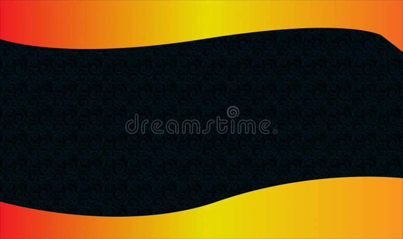 Orange Gradient Background with Batik Texture Stock Vector ...