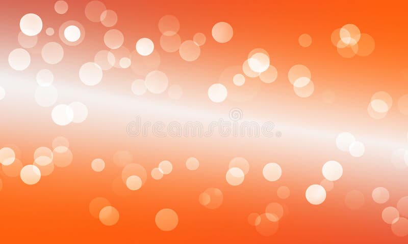 Orange Gradient Background. Bokeh Light and Shadow Stock Illustration ...