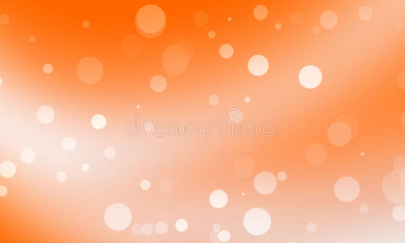 Orange Gradient Background. Bokeh Light and Shadow Stock Illustration ...
