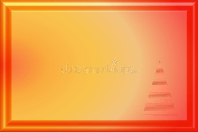 Orange Gradient Box with a Triangular Moire Pattern Embedded Stock ...