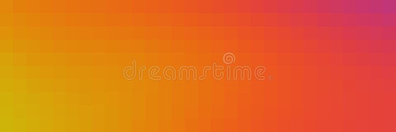 Orange Gradient Pixelated Background in Digital Style. Pixel Mosaic ...