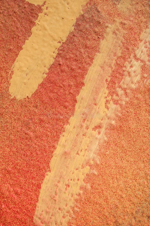 Orange Graffiti on the Wall Texture Stock Image - Image of colorful ...