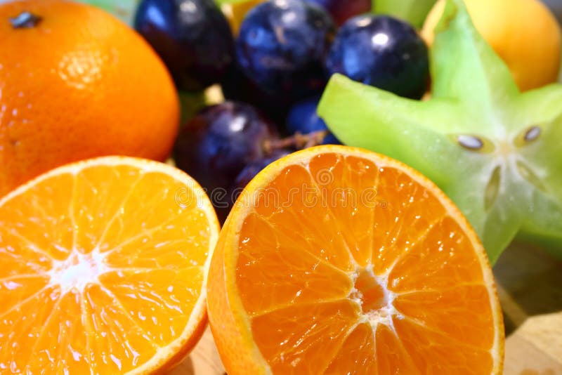 Orange Grape Starfruit stock photo. Image of bright, nature - 53738068