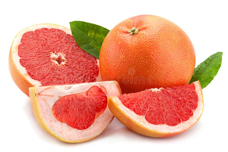 Orange grapefruit on white stock photo. Image of healthy - 82993232
