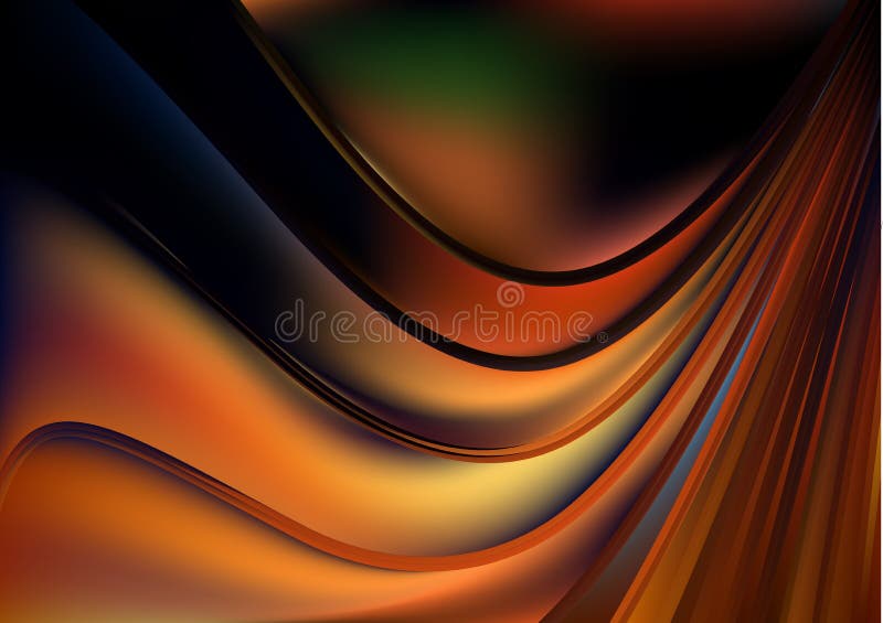 Orange Graphics Artistic Background Vector Illustration Design Stock ...