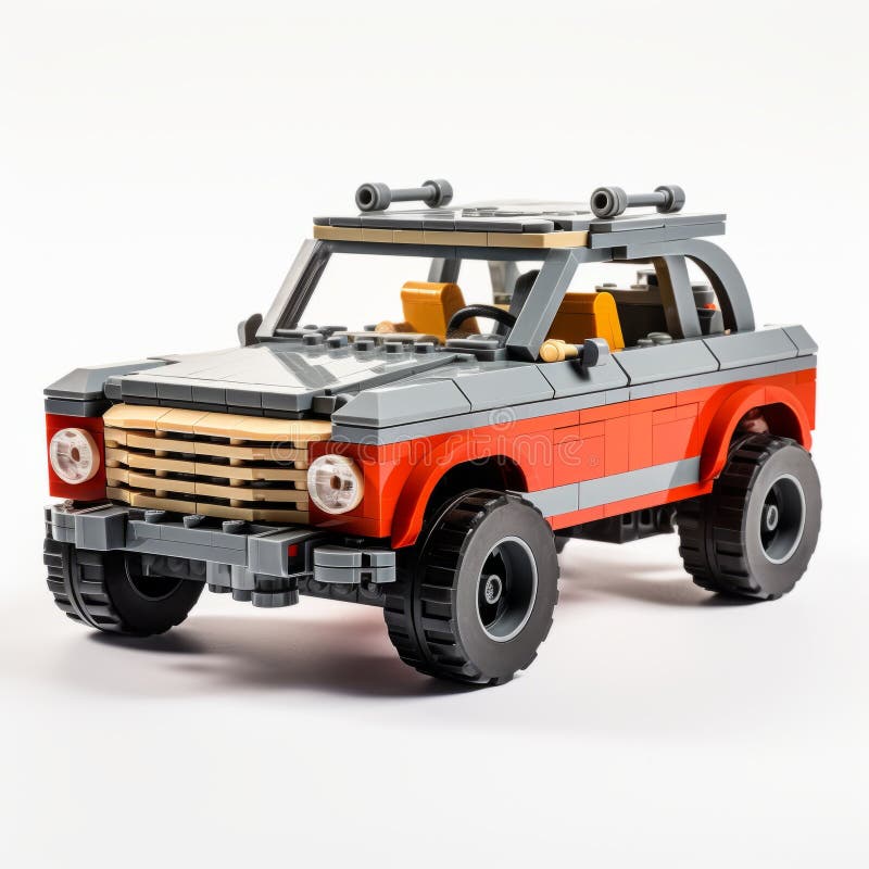 Aftonbuilt Lego Toy Suv: a Dynamic Outdoor Shot in Soviet Socialist ...
