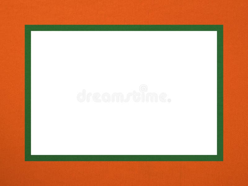 Orange-green Texture Decorative Rectangular Frame Stock Image - Image ...