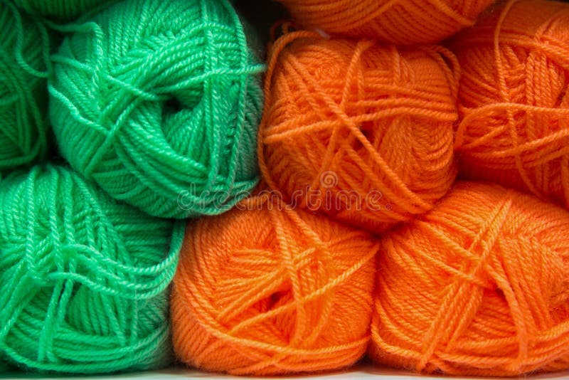Two colours of wool stock photo. Image of catholic, green - 99536898