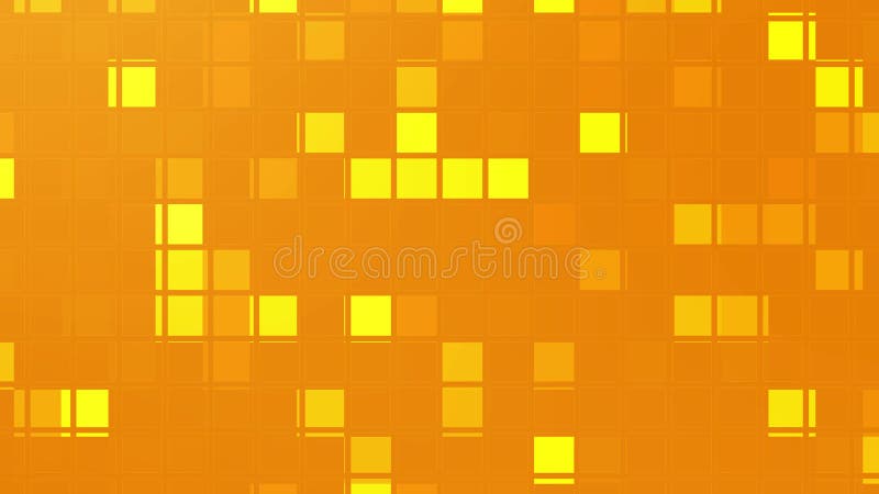 Orange Grid Pattern Background Loop. Stock Video - Video of digital ...
