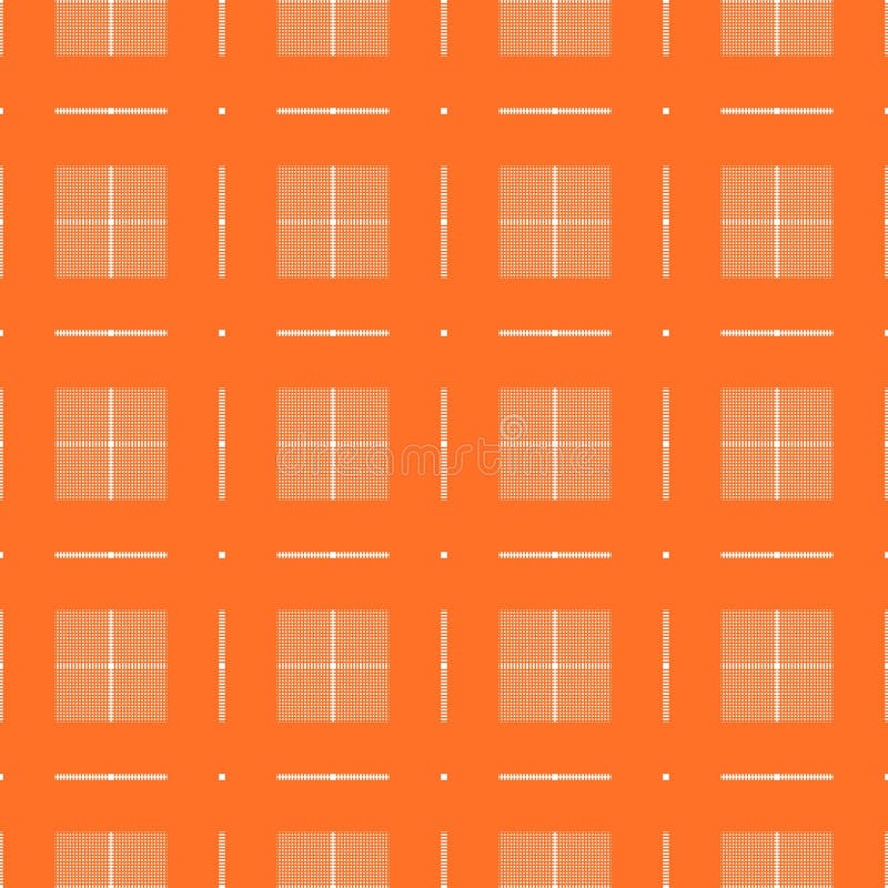 Orange Grid Square Pattern stock illustration. Illustration of bold ...