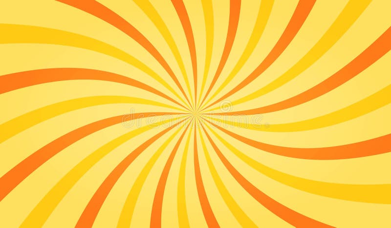 Orange Groovy Vortex Spiral Twirl. Twirl Sunburst Psychedelic Pattern ...