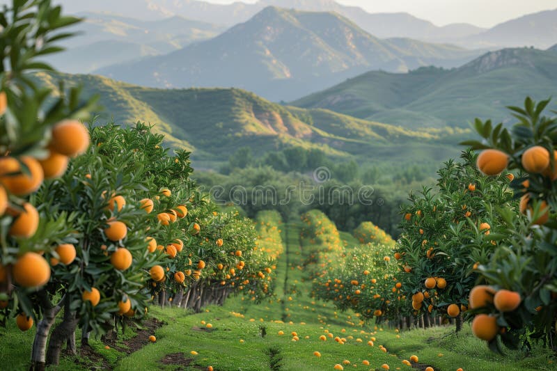 Orange Grove Stock Illustrations – 2,600 Orange Grove Stock ...