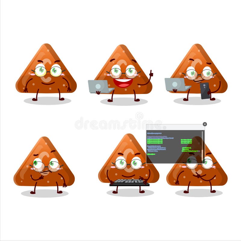 Orange Gummy Candy C Programmer Cute Cartoon Character with Stock ... Orange Gummy Candy C Programmer Cute Cartoon Character with Stock ...