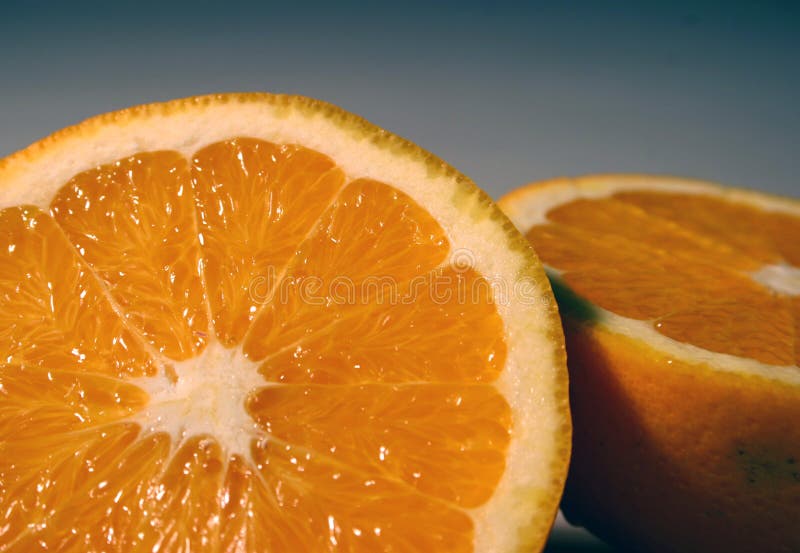 Orange half stock image. Image of slice, fruit, natural - 62057
