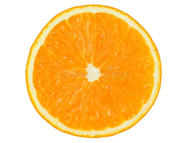 Orange half on white stock photo. Image of slice, fruits - 117092686
