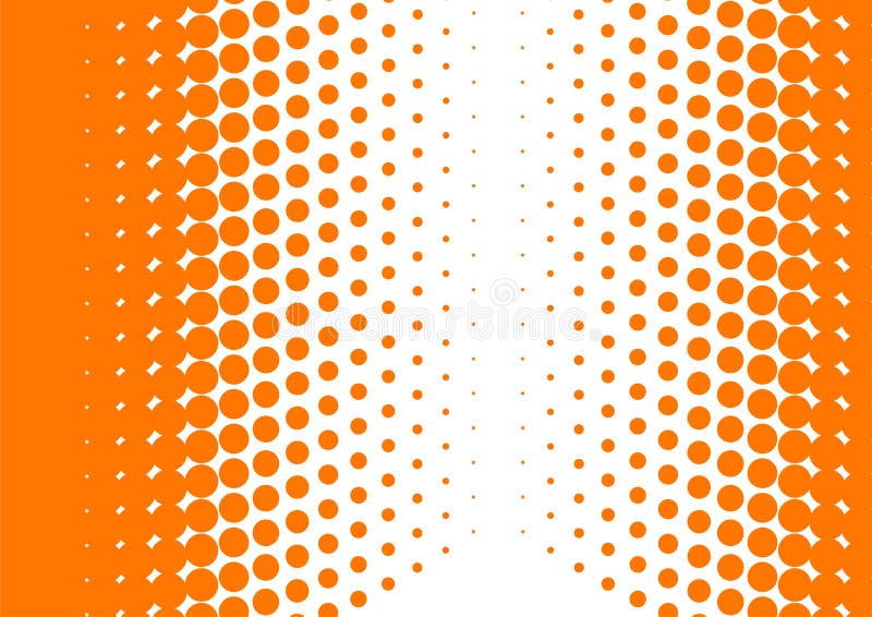 Orange halftone stock vector. Illustration of illustrative - 3071013