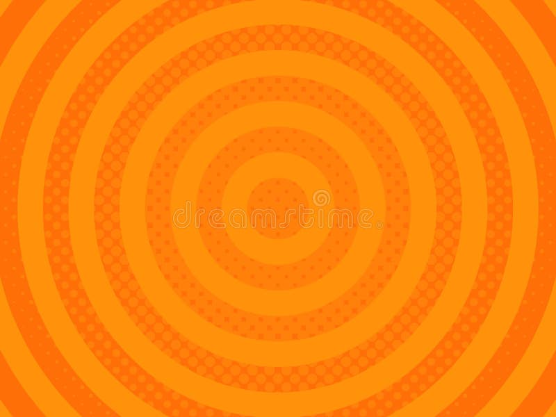 Orange Halftone Background Vector Illustration Stock Vector ...