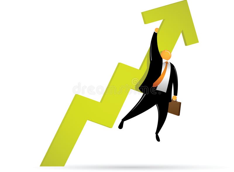 Orange Head Man Delivering Email Stock Illustration - Illustration of ...