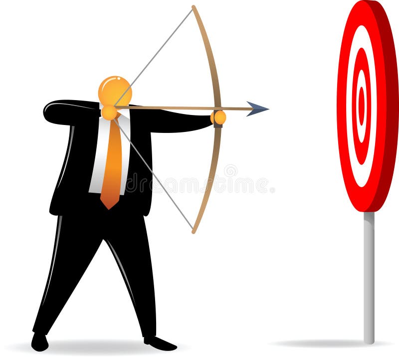 Orange Head_shooting Easy Target Stock Vector - Illustration of ...