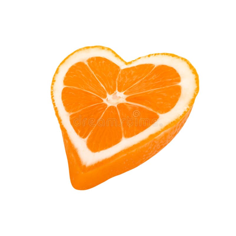 Orange heart stock image. Image of food, delicious, produce - 40396069