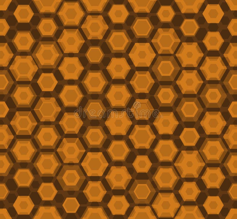 Hexagon Bee Hive Design Art and Space Background Vector Stock Vector ...