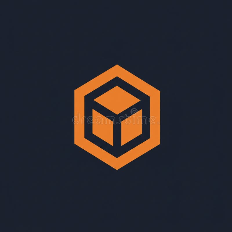 Orange Hexagon Logo
