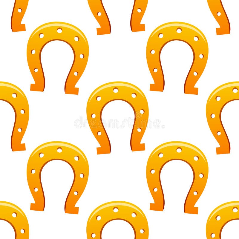 Colorful Horseshoes Seamless Background Stock Illustrations – 51 ...