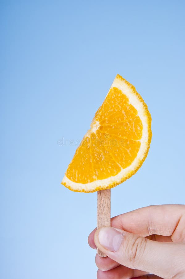 Orange icecream concept stock photo. Image of orange - 54980230