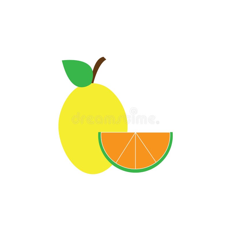 ORANGE Icon Logo Vector Design Template Stock Vector - Illustration of ...