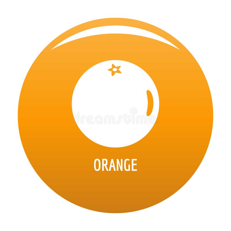 Orange icon orange stock illustration. Illustration of tasty - 125012681